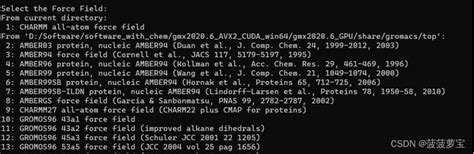 【gromacs Tutorial 5】 Protein Ligand Complex 中文实战教程 Gromacs中文教程 Csdn博客