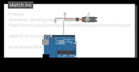 Servo Verschiedene Positionen Mit Kurzem Halt Deutsch Arduino Forum