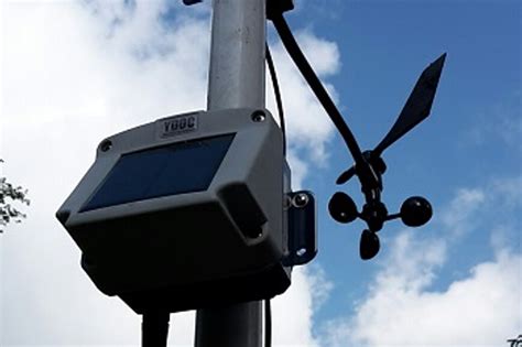 solar powered remote automated weather station aws