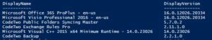 How To Get Installed Software List Using PowerShell