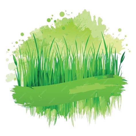 Premium Vector Green Grass Watercolour Blotch Great Design For Any Purposes Banner Background