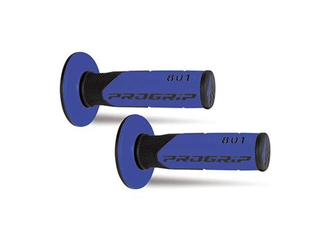 431130 Pair Of Cross Progrip 801 Dual Density Blue Universal Grips
