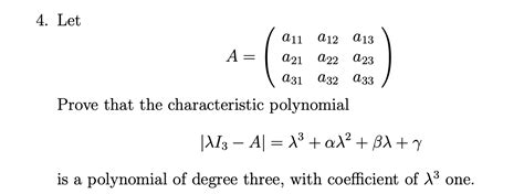 solved leta [a11 a12 a13] [a21 a22 a23] [a31 a32 a33] prove