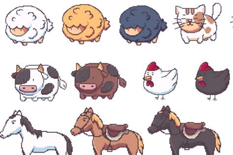 Farm Animals with Animation Idle 2D 캐릭터 Unity Asset Store