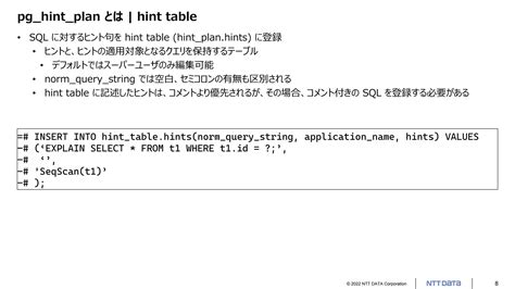 Pghintplanを知る（第37回postgresqlアンカンファレンスオンライン 発表資料） Pdf