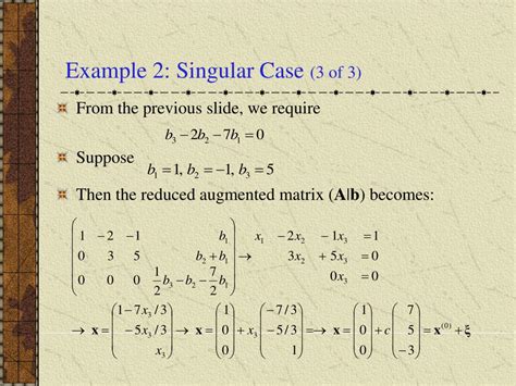Ppt Ch 73 Systems Of Linear Equations Linear Independence