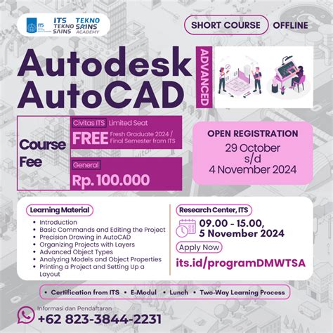 Autodesk Autocad Training Institut Teknologi Sepuluh Nopember