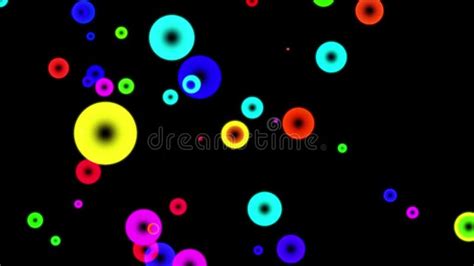 Colorful Ball Particle Moving Animation Motion Graphics Stock Footage Video Of Material Balls