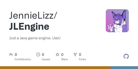 GitHub JennieLizz JLEngine Just A Java Game Engine UwU