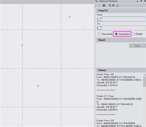 compute distance along line using two point method trimble business