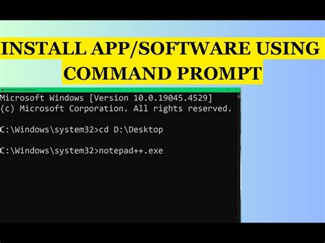 quickly install apps in windows via the command prompt how to