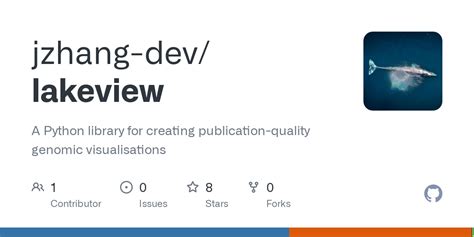 github jzhang dev lakeview a python library for creating publication