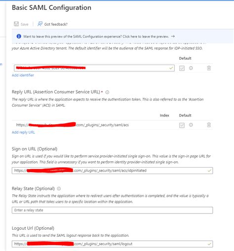 Azure Sso With Saml Issue Opensearch Opensearch