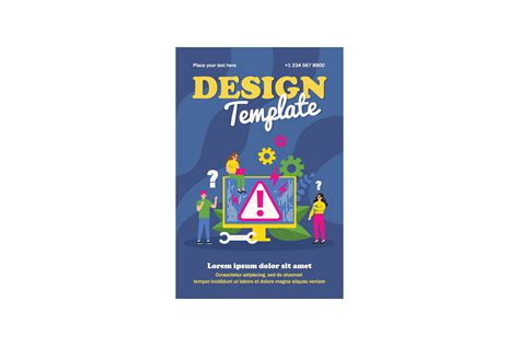 System Error Concept Upset Tiny People Graphic By Pchvector