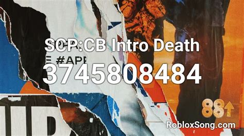 Scp Cb Intro Death Roblox Id Roblox Music Codes