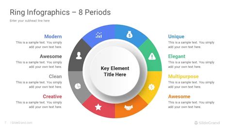 ring infographics powerpoint template designs slidegrand