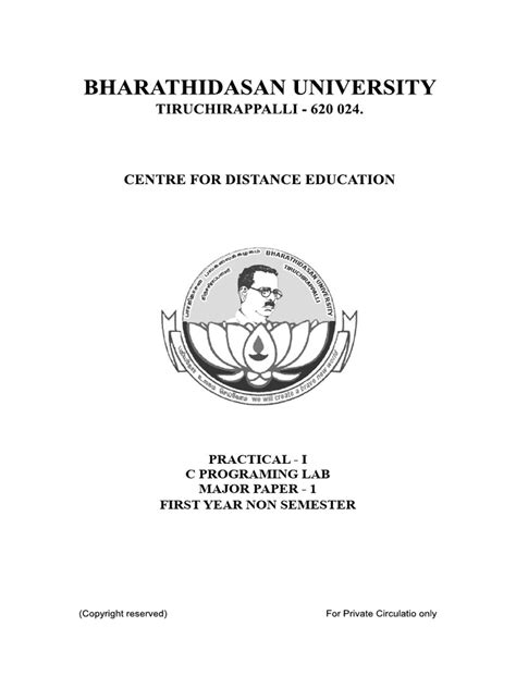 1 C Programming Lab Pdf Computers