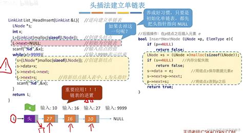 数据结构王道线性表的存储结构之链表存储 王道创建链表 CSDN博客