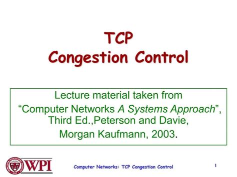 tcp congestion control ppt