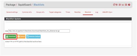 url blacklist squidguard netgate forum