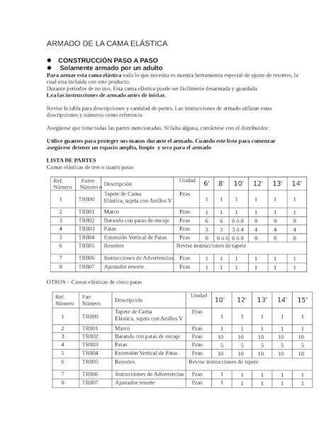 Doc Armado Cama Elastica Dokumen Tips