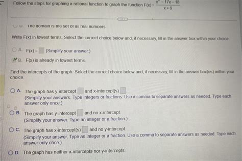 [answered] follow the steps for graphing a rational function t
