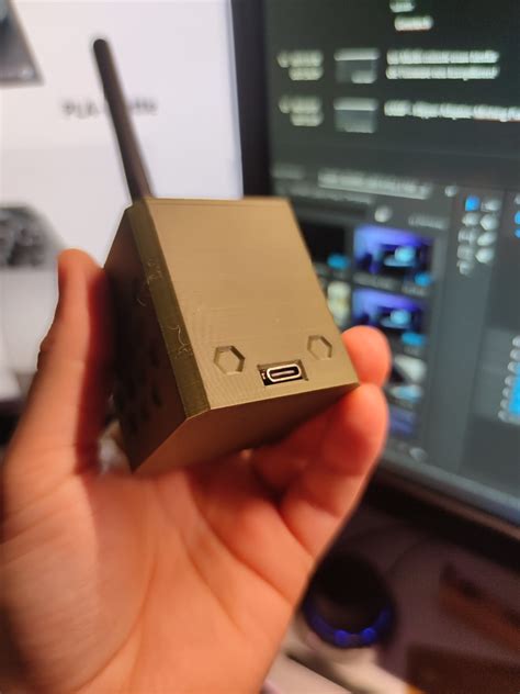 military style opendtu ahoydtu case esp32 for hoymiles by fdmbro