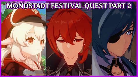 Mondstadt Festival Of Ballads And Brews Quest Part Genshin Impact Genshin Impact Videos