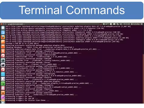 Terminal Commands Linux Ubuntu Part 1 Ppt