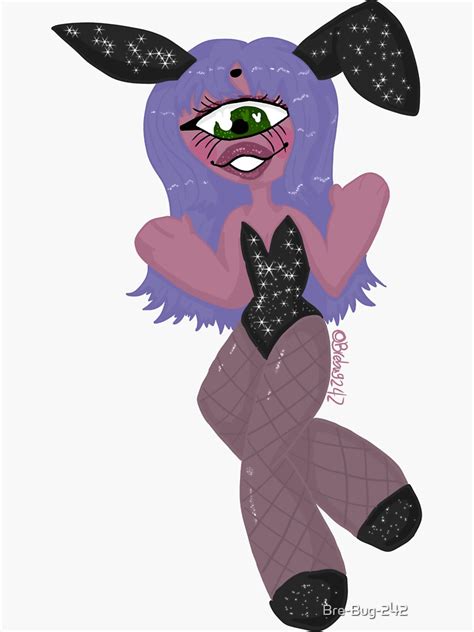 Bunny Girl Alien Sticker For Sale By Bre Bug 242 Redbubble