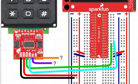 Using The Qwiic Keypad On A Breadboard With A Raspberry Pi Qwiic