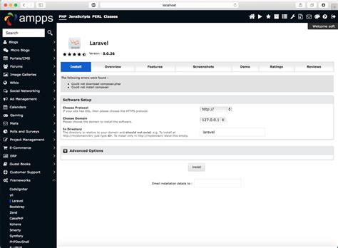 Php Why Is Ampps Unable To Download Composerphar When Installing