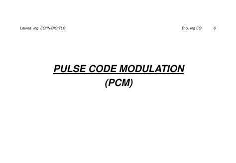 PPT PULSE CODE MODULATION PCM PowerPoint Presentation Free