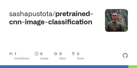 GitHub Sashapustota Pretrained Cnn Image Classification