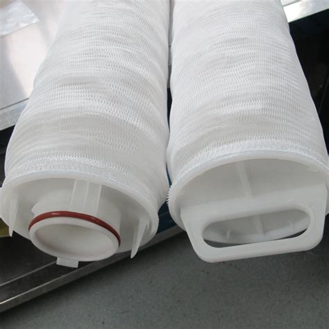 High Flow Horizontal Pleated Filter Cartridge For Municipal Water China 1 Micron 40 Inches And