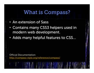 Sass And Compass Getting Started PDF