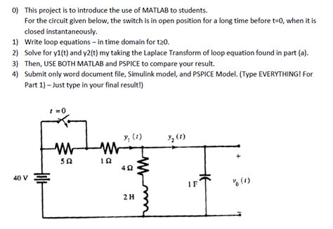This Project Is To Introduce The Use Of MATLAB To Chegg