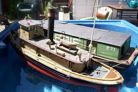 Featured Artifact Erie Railroad Barge Model Hudson River Maritime Museum