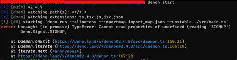 nothing works with deno 1 14 · issue 142 · denosaurs denon · github