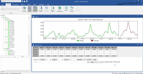 Formatting The Override Display Forecast Pro