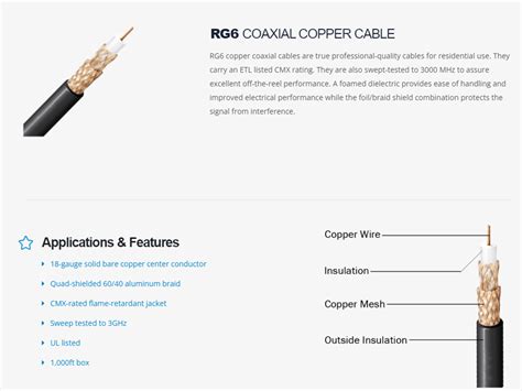 Brothers Y Rg6 Connector For Coaxial Cable 300m Rg6 Coaxial Cable Rg6 With 2 Core Power Cable