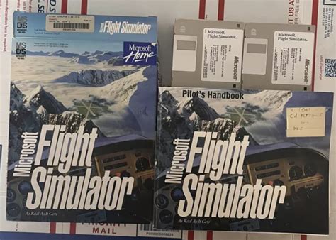 Microsoft Flight Simulator 3 5 Floppy Disks Set Of 3 Vintage 1993 Ms Dos Eur 16 86 Picclick Fr