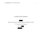 Homework Activity Module Four Pdf HOMEWORK ACTIVITY MODULE FOUR Homework