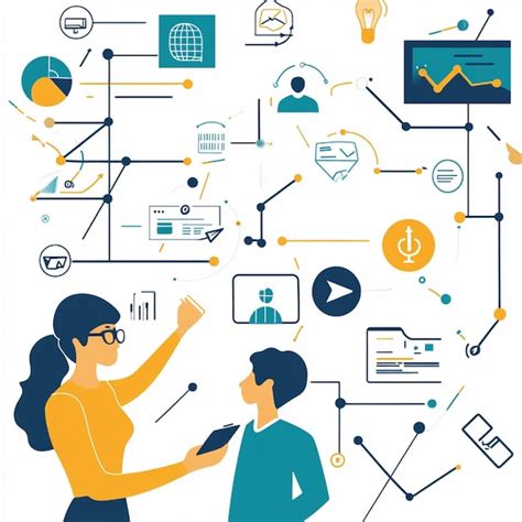 Diagram Of User Touchpoints And Decisionmaking Processes Premium Ai Generated Image