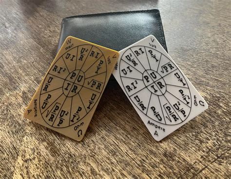 Ohms Law Cheat Sheet Card By Bryantallonn Makerworld