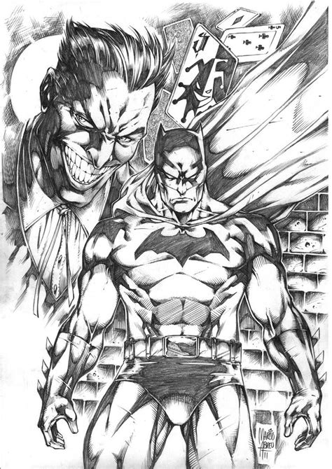 Batman Vs Joker By Marcioabreu7 On Deviantart Batman Comic Art Joker