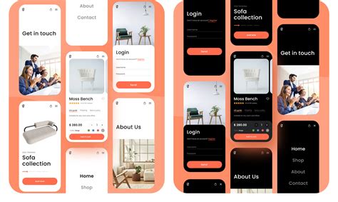 e commerce website on behance