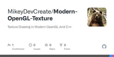 Github Mikeydevcreatemodern Opengl Texture Texture Drawing In