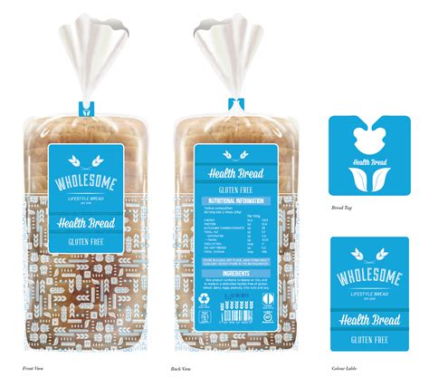 Wholesome Bread Packaging On Behance