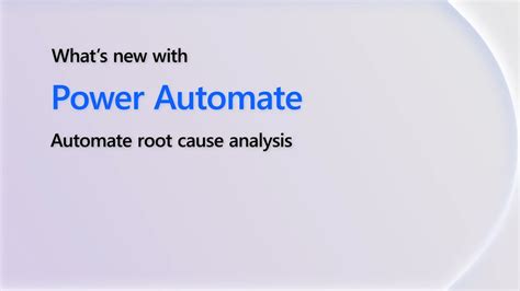 Power Automate Automate Root Cause Analysis